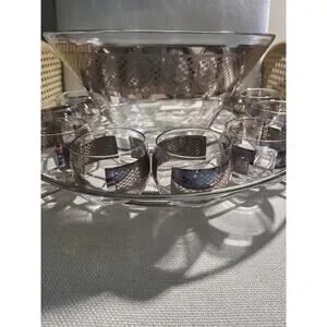 Queen's Lusterware | Dining | Vintage Mcm Queens Lusterware Silver ...
